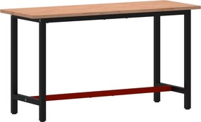 Pracovní stůl 150 x 55 x 81,5 cm masivní bukové dřevo a kov 3188905
