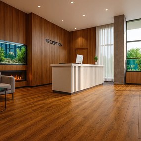 Beauflor, PVC podlaha - lino Ambient Antique Oak 026M - dub, na míru, šíře 2m,3m,4m, hnědá, bez podkladu, chodba / předsíň