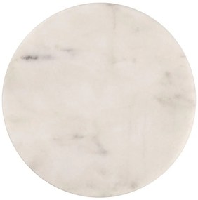 MARBLE Mramorový podtácek - bílá