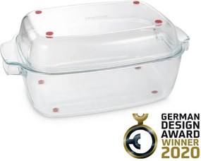 TESCOMA Pekáč s poklopem GrandCHEF 40 x 26 cm, skleněný