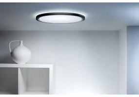 WiZ - LED RGB Stmívatelné stropní svítidlo SUPERSLIM LED/32W/230V Wi-Fi černá