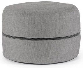 BIZZOTTO Zahradní puf GULIZAR ⌀50 cm tmavě šedý