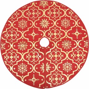 Luxusní vánoční sukně s ponožkou červená 122 cm látková 330276