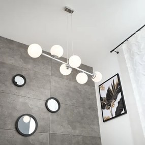 Brilagi - Lustr na lanku MALONY 6xE14/20W/230V lesklý chrom