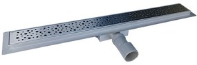 BPS-koupelny Sprchový odtokový žlab DL01 WAVE G5 HYD-2634 80 cm, satén