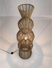 Provazová stojací lampa v přírodní barvě (výška 136 cm) Breena – Nova Luce
