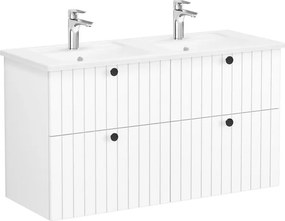 VitrA Root koupelnová skříňka s umyvadlem 120x67x46 cm bílá mat ROOTG120WINTS