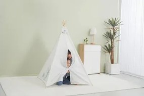 VIGA PolarB Stan Teepee bílý / Okno / 121,5 x 150 x 121,5 cm / dřevo,