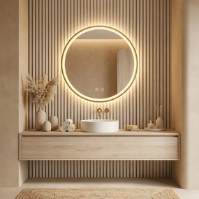 Rea Rea, Zrcadlo LED 70cm MMJ Gold, HOM-02502