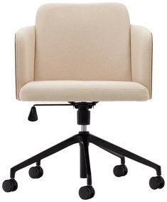 OnaDnes -20% Béžová čalouněná konferenční židle Kave Home Madai