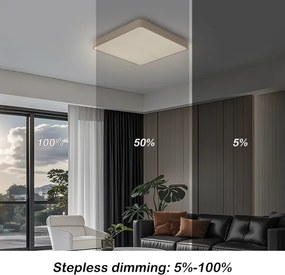BRILAGI -LED Stm str. sv. POOL SQUARE LED/36W/230V 3000-6000K 40x40 cm béžová+DO