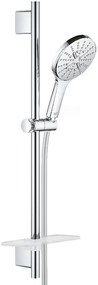 Grohe Rainshower SmartActive - Sada sprchové hlavice 130 9,5 l/min, 3 proudy, tyče 600 mm a hadice, chrom 26575000