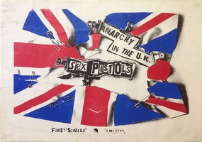 Plechová cedule Sex Pistols Velikost: A4 (30 x 20 cm)