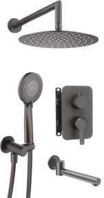 Deante Concealed shower set, with bath spout