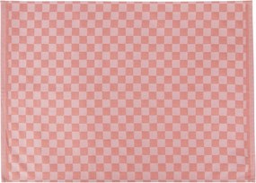 CHECKER STYLE Utěrka - tm. oranžová