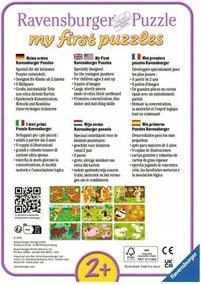 Ravensburger Moje první puzzle Zvířátka a mláďata 9x2 dílků / od 2 let