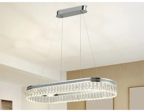 LED Stmívatelný křišťálový lustr na lanku THALIA LED/50W/230V 3000-6000K + DO