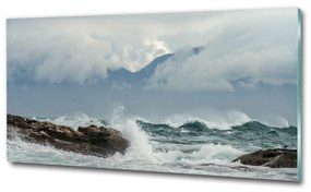 Wallmuralia Fotoobraz na skle Rozbouřené moře 100x50