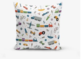 Dětský povlak na polštář Child Vehicles - Minimalist Cushion Covers