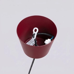 Sollux Lighting Závěsné svítidlo BILO bordó