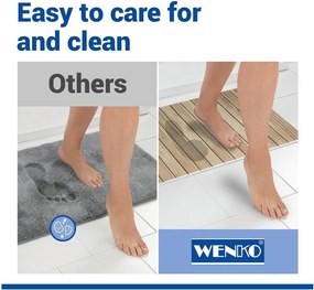 Z křemeliny koupelnová předložka v přírodní barvě 39x60 cm Lepiana – Wenko