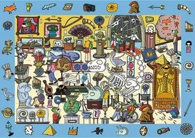 Trefl - Puzzle - Puzzle s hledáním obrázků Spy Guy: Muzeum / 100 dílků