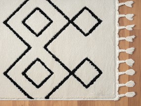 My Flair, Kusový koberec Moroccan Dream weiß, 200x290, černobílá, ložnice
