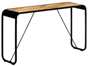 vidaXL Konzolový stolek 140x35x76 cm masivní hrubé mangovníkové dřevo