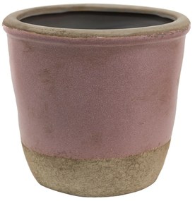 Růžovo-béžový keramický obal na květináč Pinae XL - Ø 19*19 cm