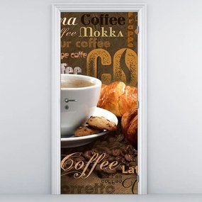 Fototapeta na dveře - Šálek kafe (95x205cm)