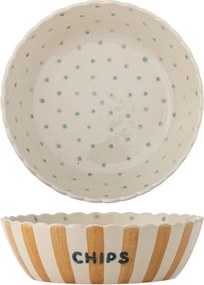 Žlutá/krémová keramická mísa ø 24 cm Chip – Bloomingville