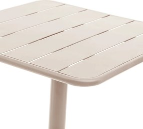 Hliníkový stolek RUBBY 65x65 cm (ivory)