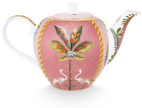 Pip Studio La Majorelle čajová konvice 1,6l, růžová (čajová konvice velká 1,6 litru)