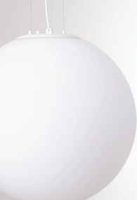 Bílé skleněné závěsné svítidlo ø 50 cm Nevoso – Nova Luce