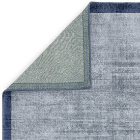 Černý  koberec Ife Border Charcoal Silver Rozměry: 200x290 cm