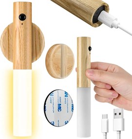 Verk Group Led svítidlo teplé nástěnné svítidlo s detektorem pohybu nástěnný magnet