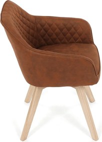 Autronic Jídelní židle DCH-435 Barva potahu: Hnědá
