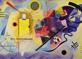 Ravensburger 120000235 wassily kandinsky: žlutá, červená, modrá