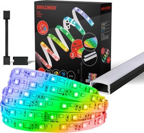 BRI 2167384 Pimp Your Stripe prodlužovací sada LED Strip 4m, IP44 venkovní, WiFi, RGB+W - BRILONER