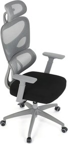 Kancelářská židle KA-K2081 GREY, houpací mechanismus, šedá