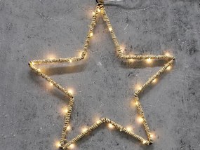 Dekorační vánoční hvězda svítící LED k zavěšení 32 cm