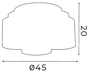 Přisazený lustr FRODI 3xE27/60W/230V černá