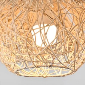 Toolight Natural, stropní závěsné svítidlo 1xE27 APP1636-1CP, přírodní hnědá, OSW-05109