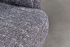 Designová otočná židle Maddison šedá / dub