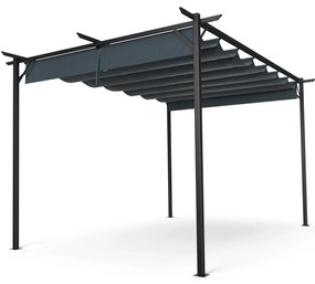Blumfeldt Pantheon Robust Pergola, 3x4 m práškově lakovaná ocel odolná vůči povětrnostním vlivům