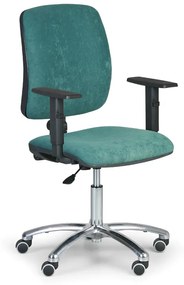 Pracovní židle Torino II područky T, zelená