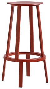 HAY Stolička Revolver Bar Stool High, Lava Red