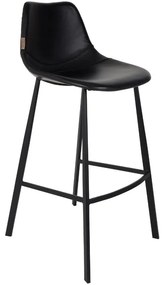 OnaDnes -20% Černá vintage barová židle DUTCHBONE Franky 80 cm