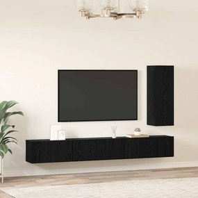 Sestava TV skříněk 4 ks Černý dub Kompozitní dřevo 3393262