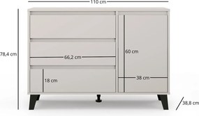 Komoda Borg 1d3s kašmír